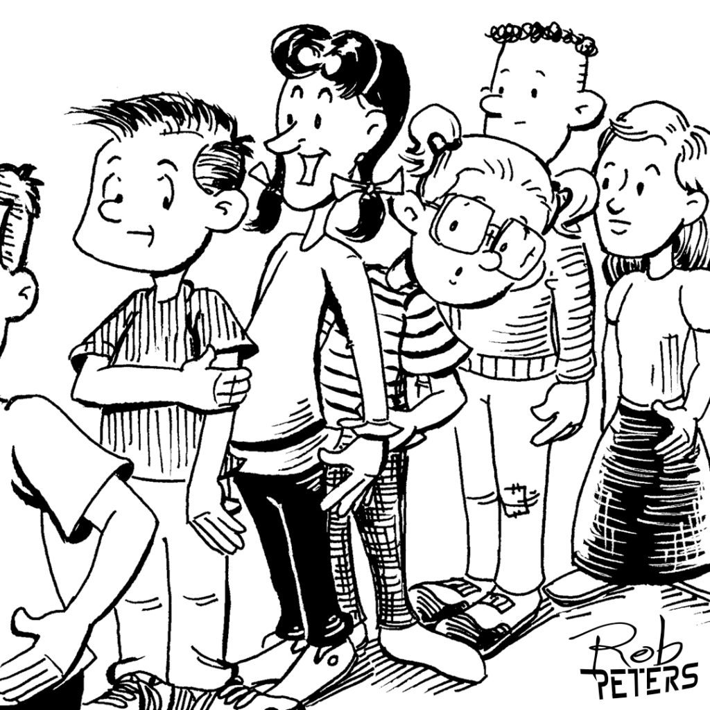 Daily Drawing: Kids in School 20 - Rob Peters Illustration BlogRob ...